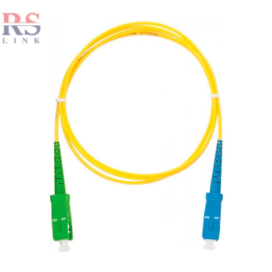 Оптический патчкорд 1,5 m SC (APC)-SC(UPC)